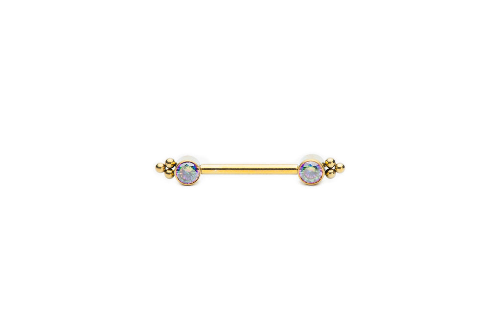 Vermilion Dew Titanium Nipple Cluster Barbell – Luvnroll®